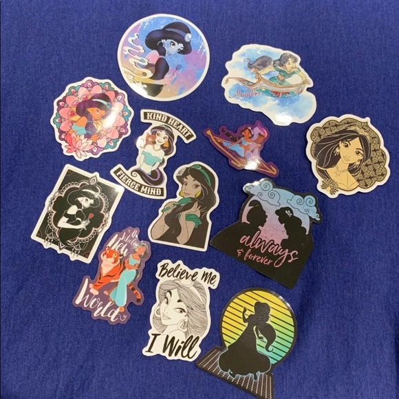 Other | Disney Jasmine Sticker Lot | Poshmark
